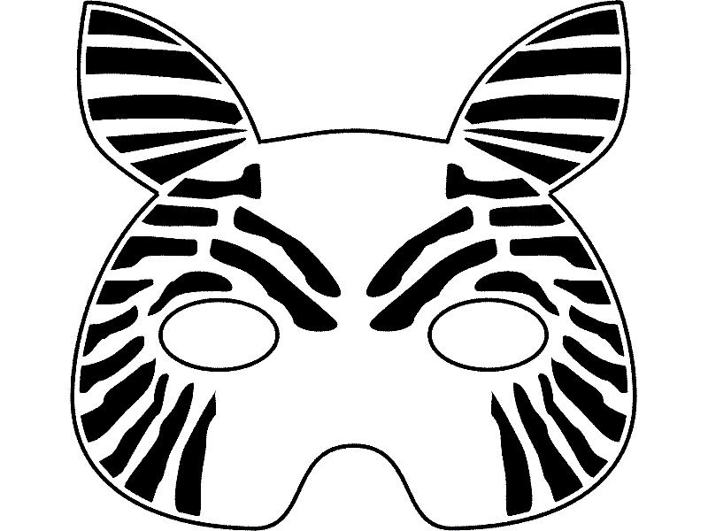 Como hacer una mascara de cebra - Imagui